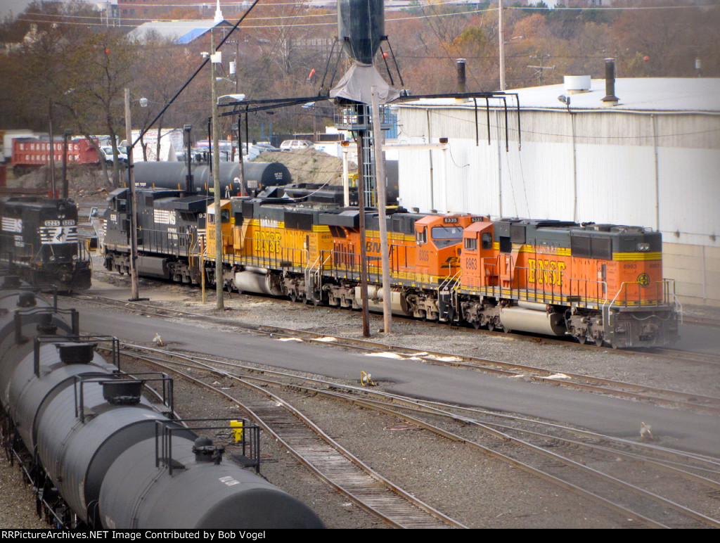 BNSF 8963, 6335, and 8807